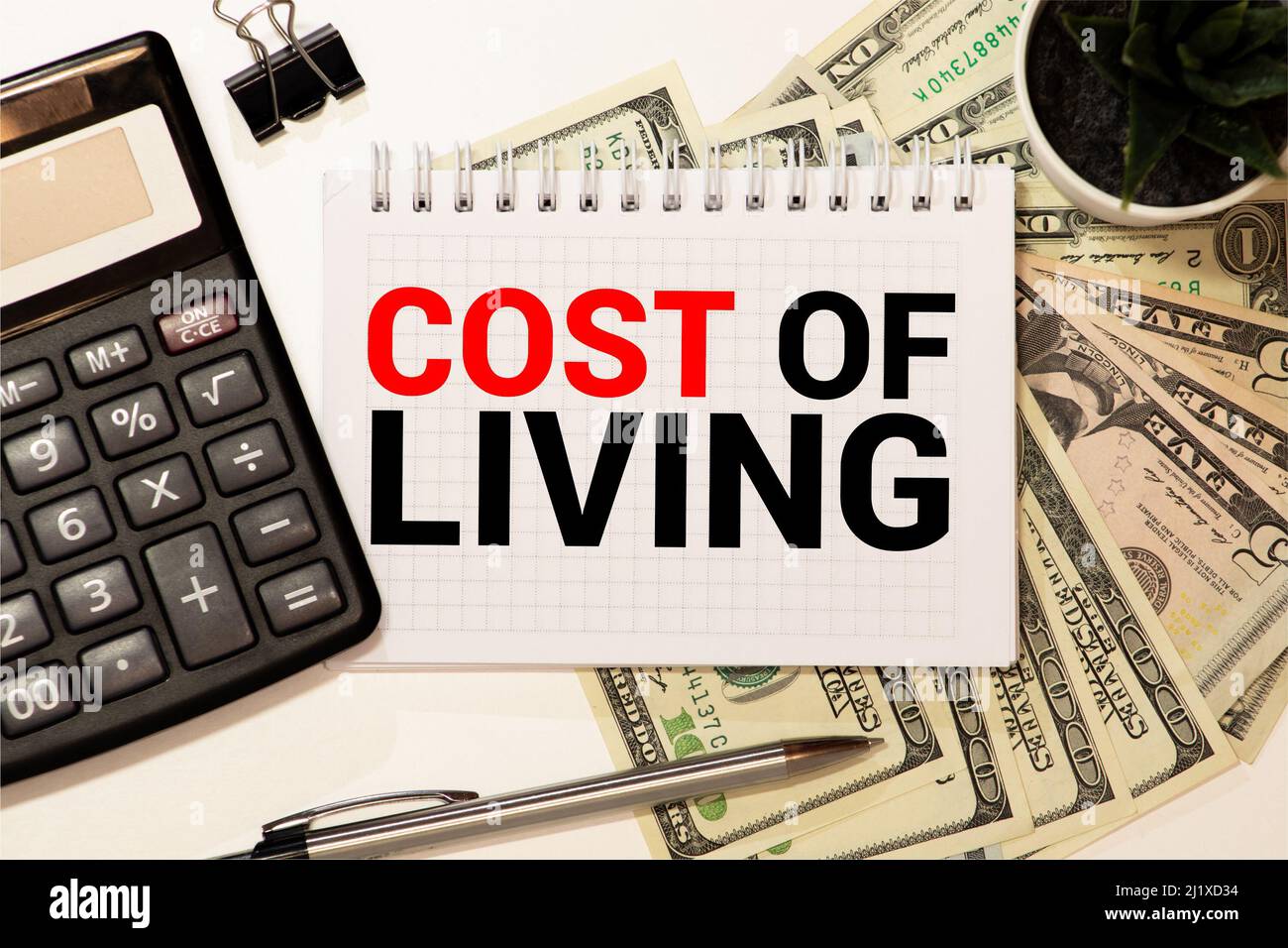 Word writing text Cost Of Living. Business concept for The level of ...