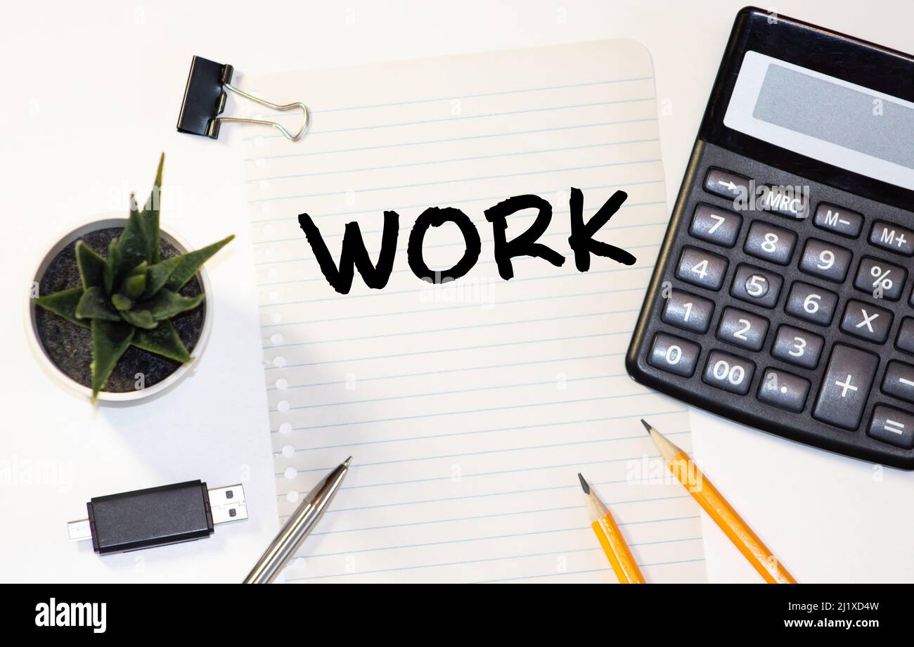 Concept work from home. Or job offer concept Stock Photo - Alamy