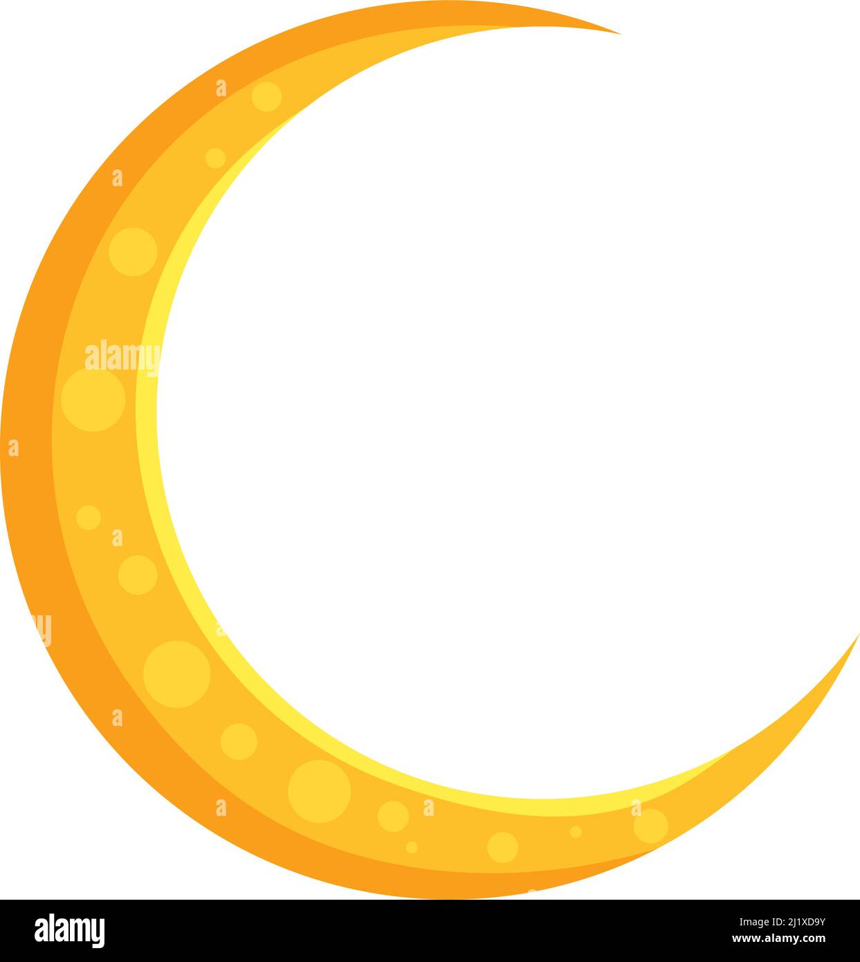 crescent moon icon Stock Vector Image & Art - Alamy