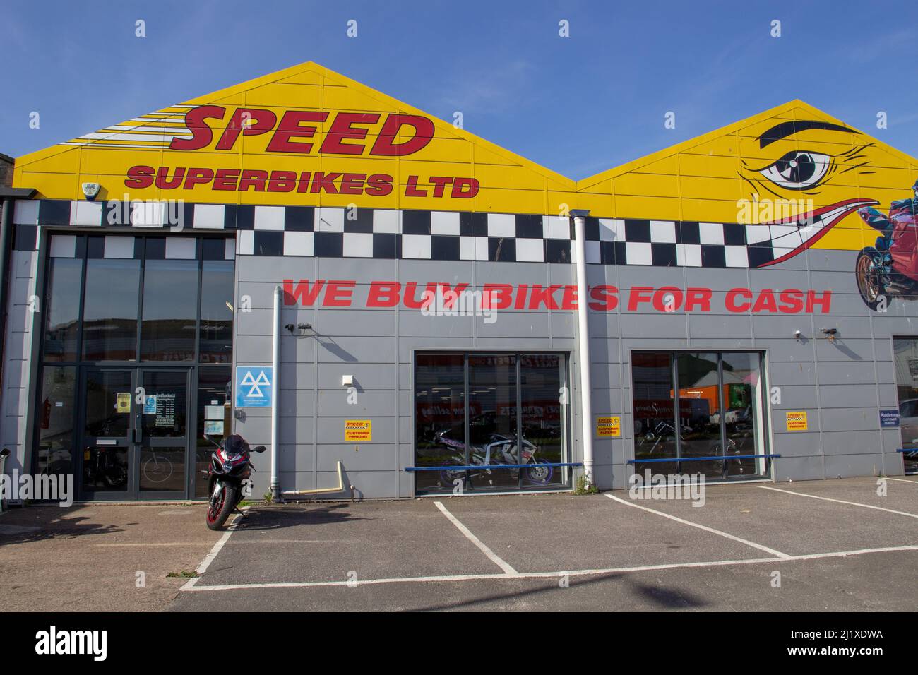 Motorbike showroom hi-res stock photography and images - Alamy