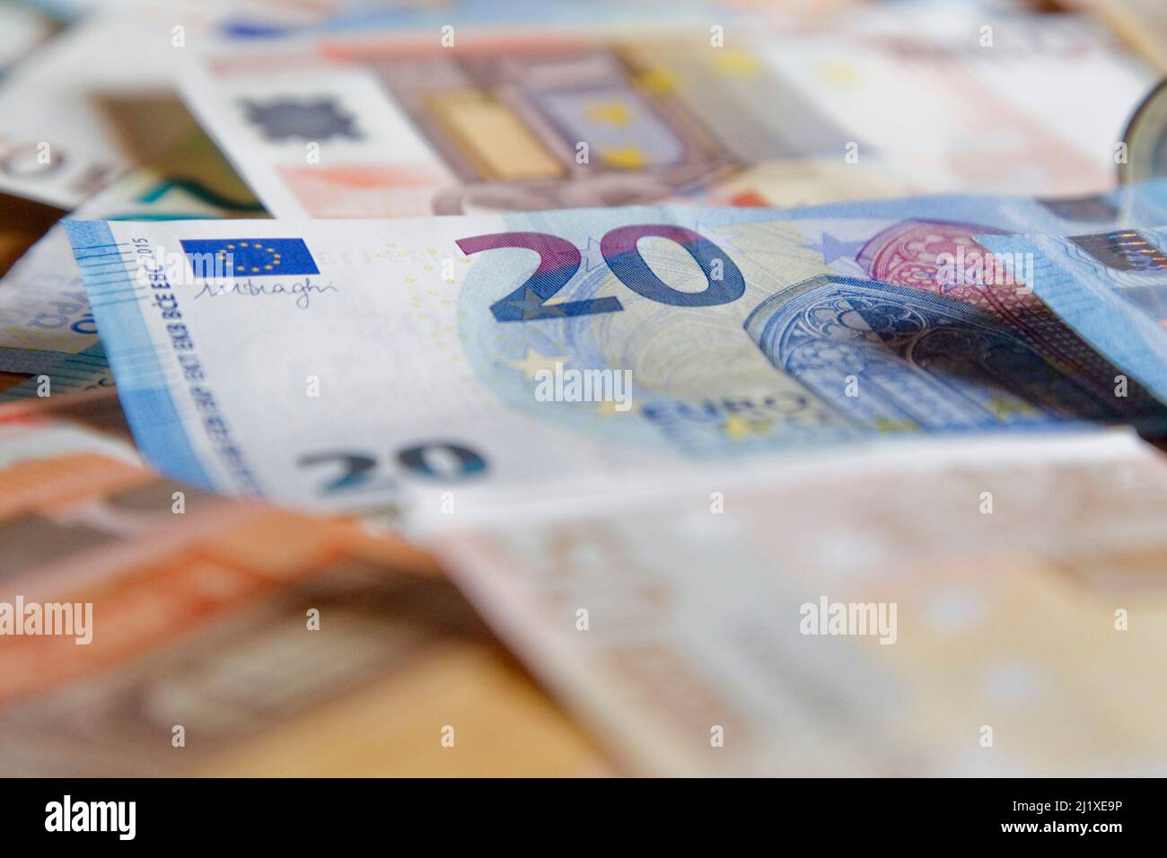 20 Euro note Stock Photo - Alamy