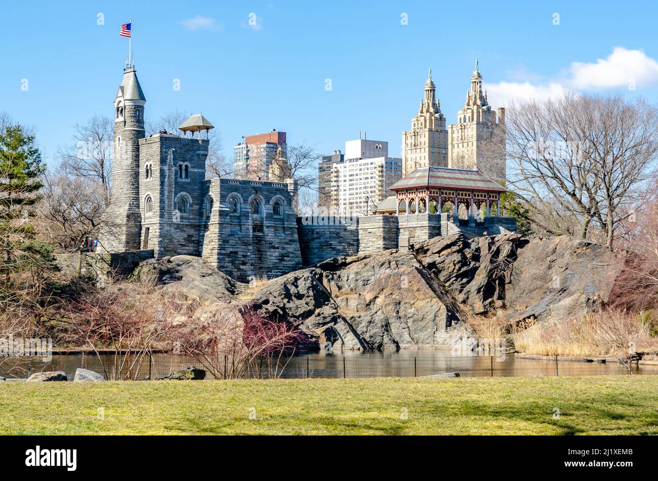 Belvedere Castle Central Park Winter