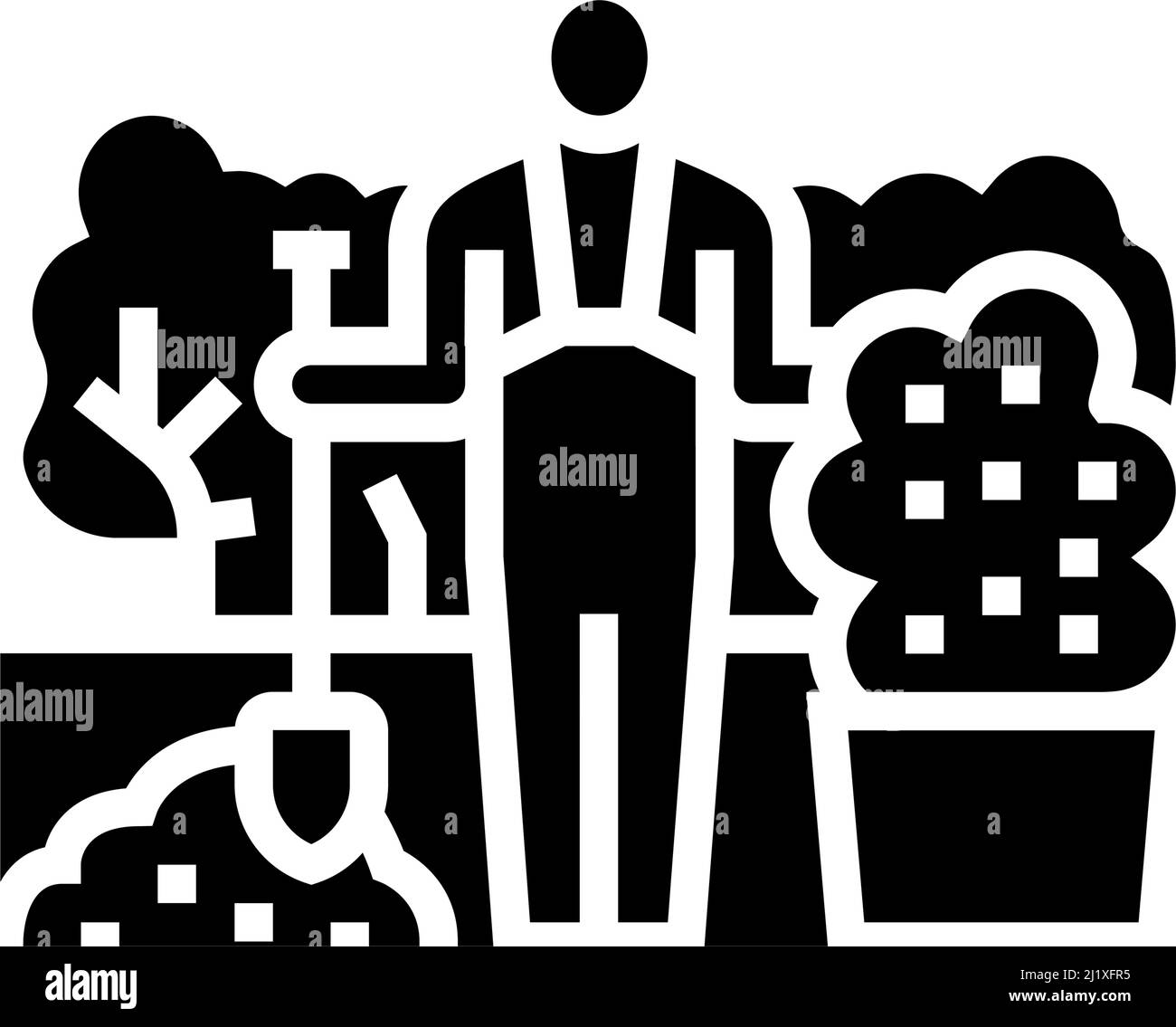 Landscaper Black and White Stock Photos & Images - Alamy