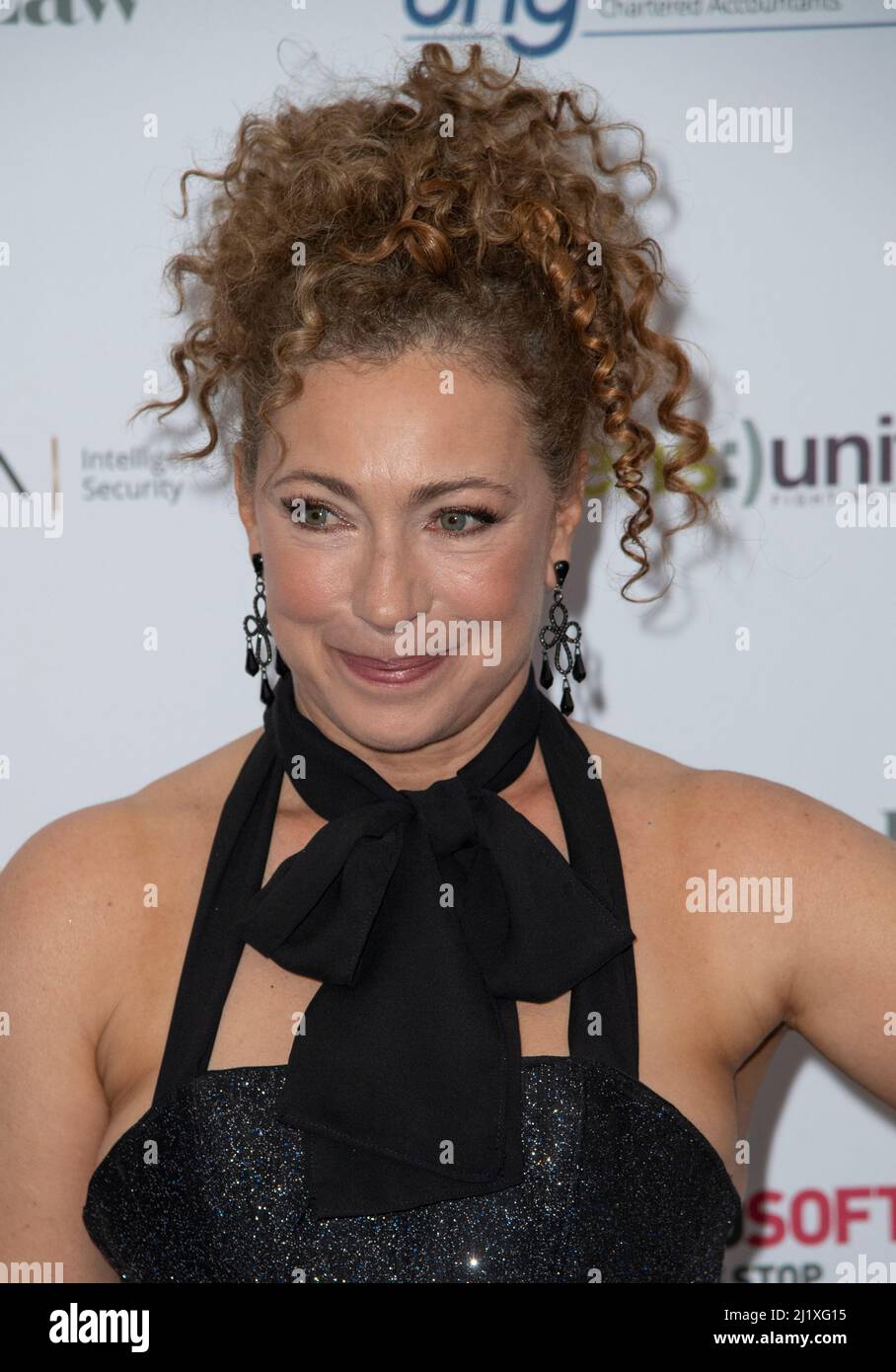 London, UK. Alex Kingston at the Strictly Dancing Ball in aid of Teens ...