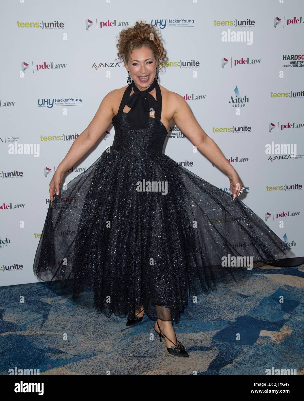 London, UK. Alex Kingston at the Strictly Dancing Ball in aid of Teens ...