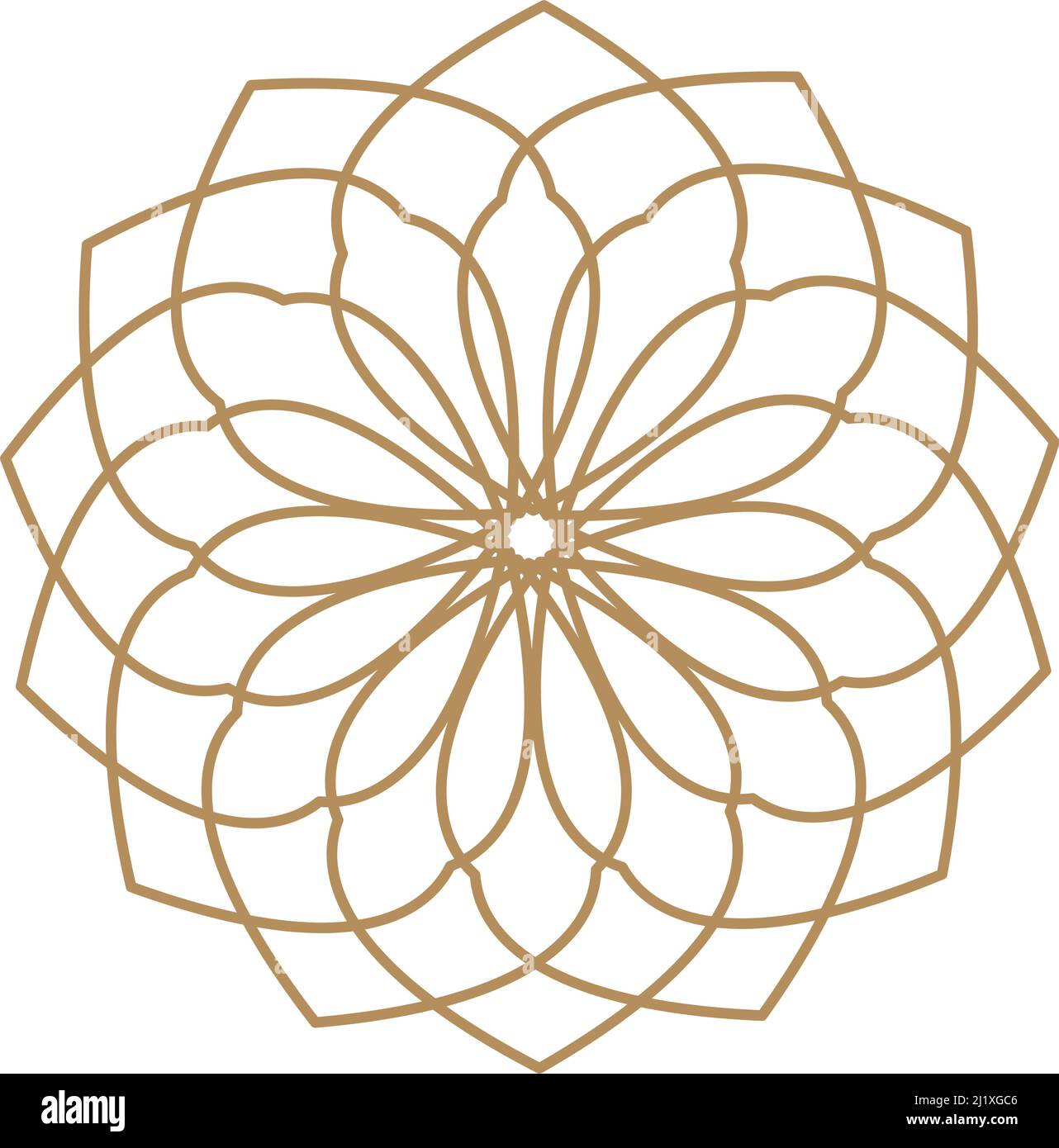 islamic flower icon Stock Vector Image & Art - Alamy