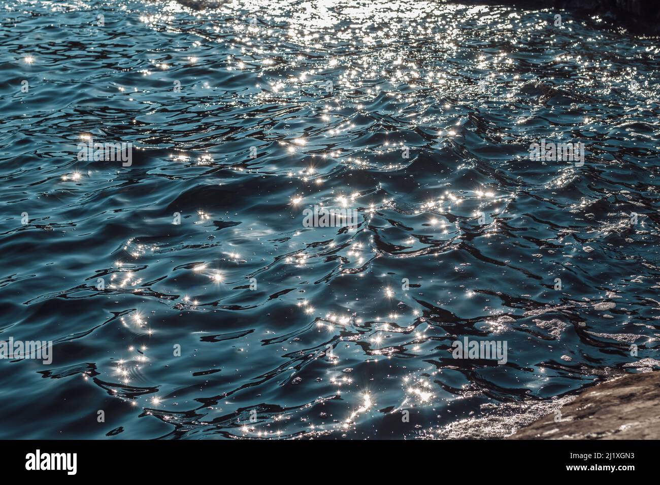 Sunlight reflection on sea hi-res stock photography and images - Alamy