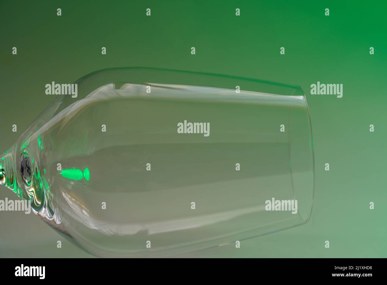 Glass lit from below with colored light creates consuming patterns to ...