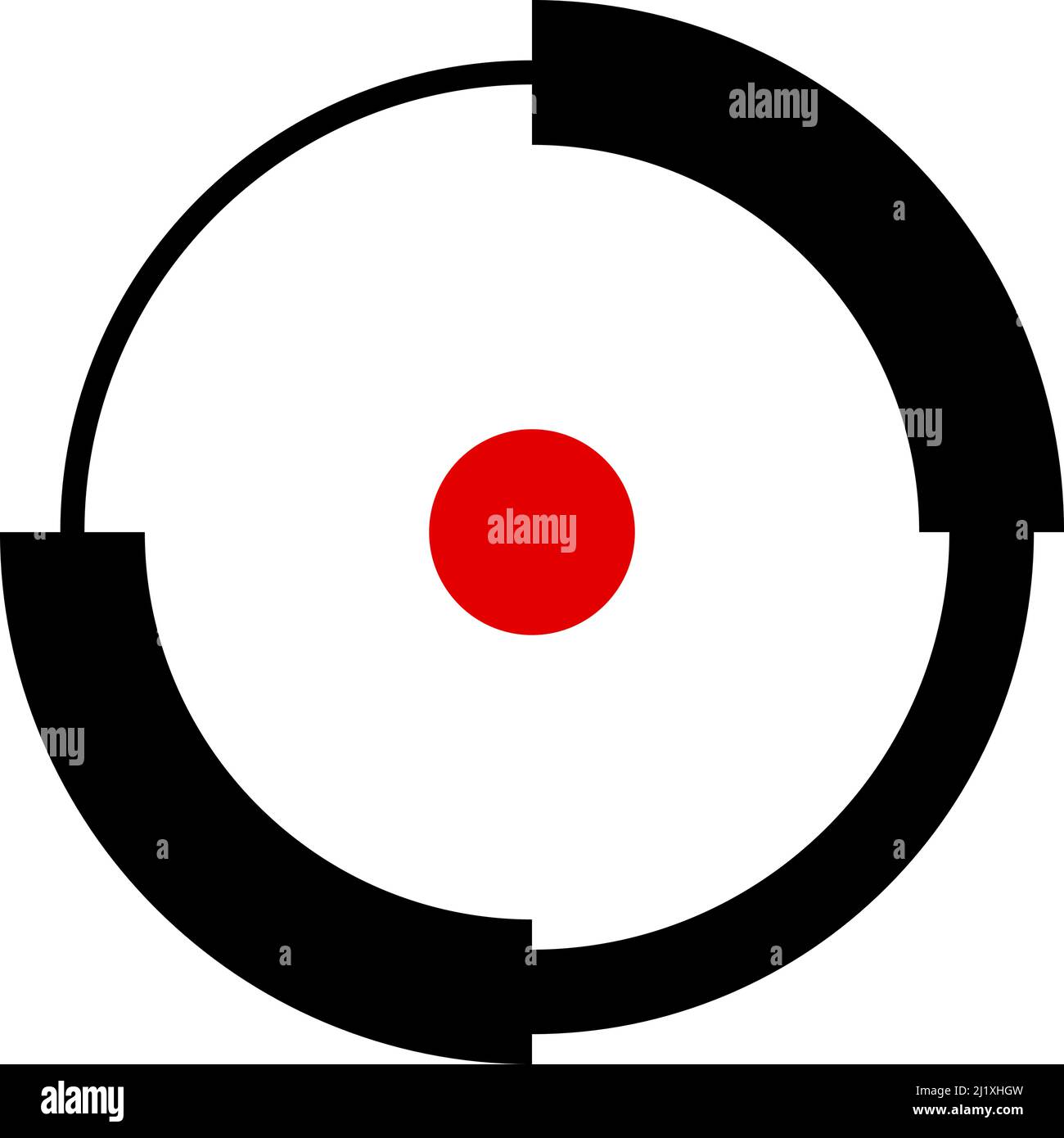 Crosshair, targetmark, reticle abstract vector. Search, seek, accuracy ...