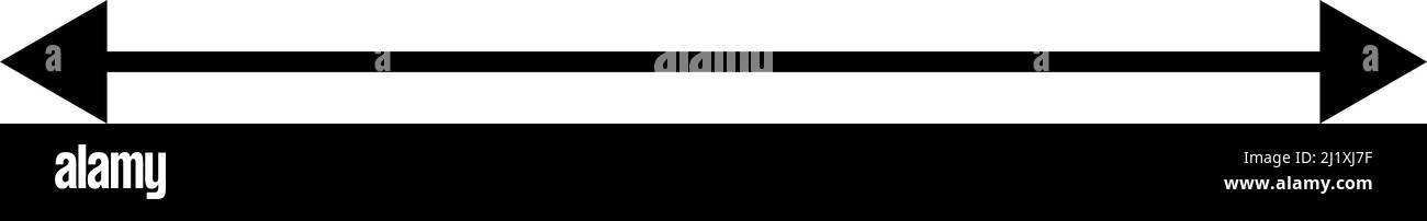 Left and right arrow, pointer, cursor in opposite direction ...