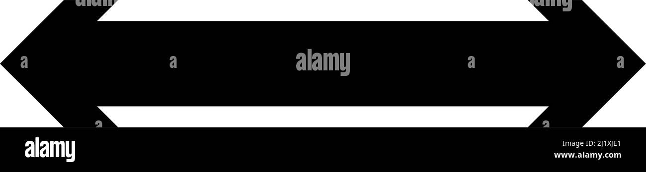 Left and right arrow, pointer, cursor in opposite direction ...