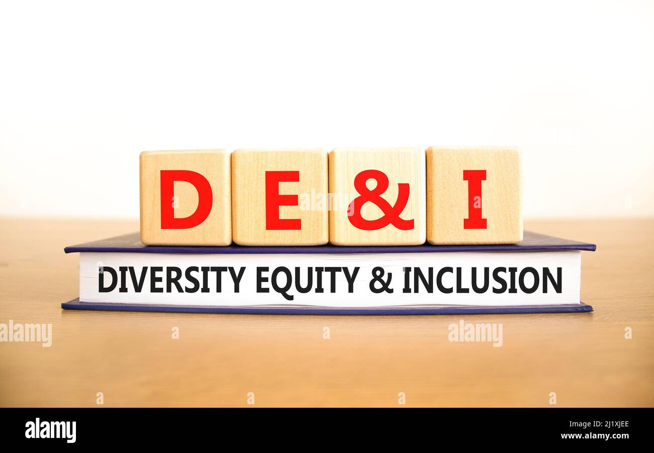 DEI, Diversity, equity and inclusion symbol. Concept words DEI ...