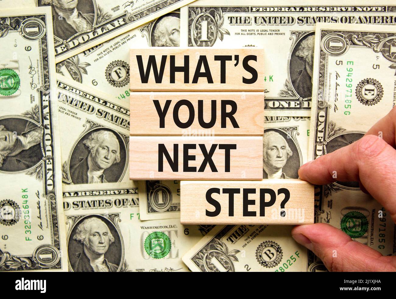 What is your next step symbol. Concept words What is your next step on ...