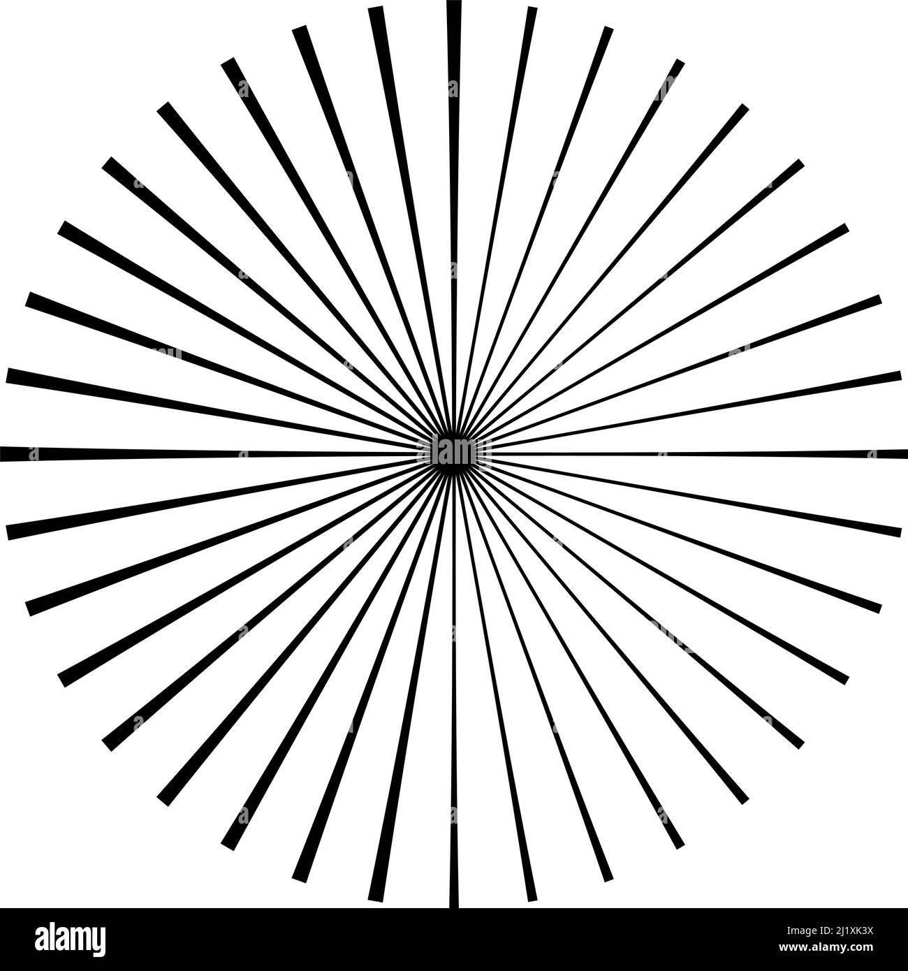 Radial, radiating and converging lines, stripes. Circular, rotated ...