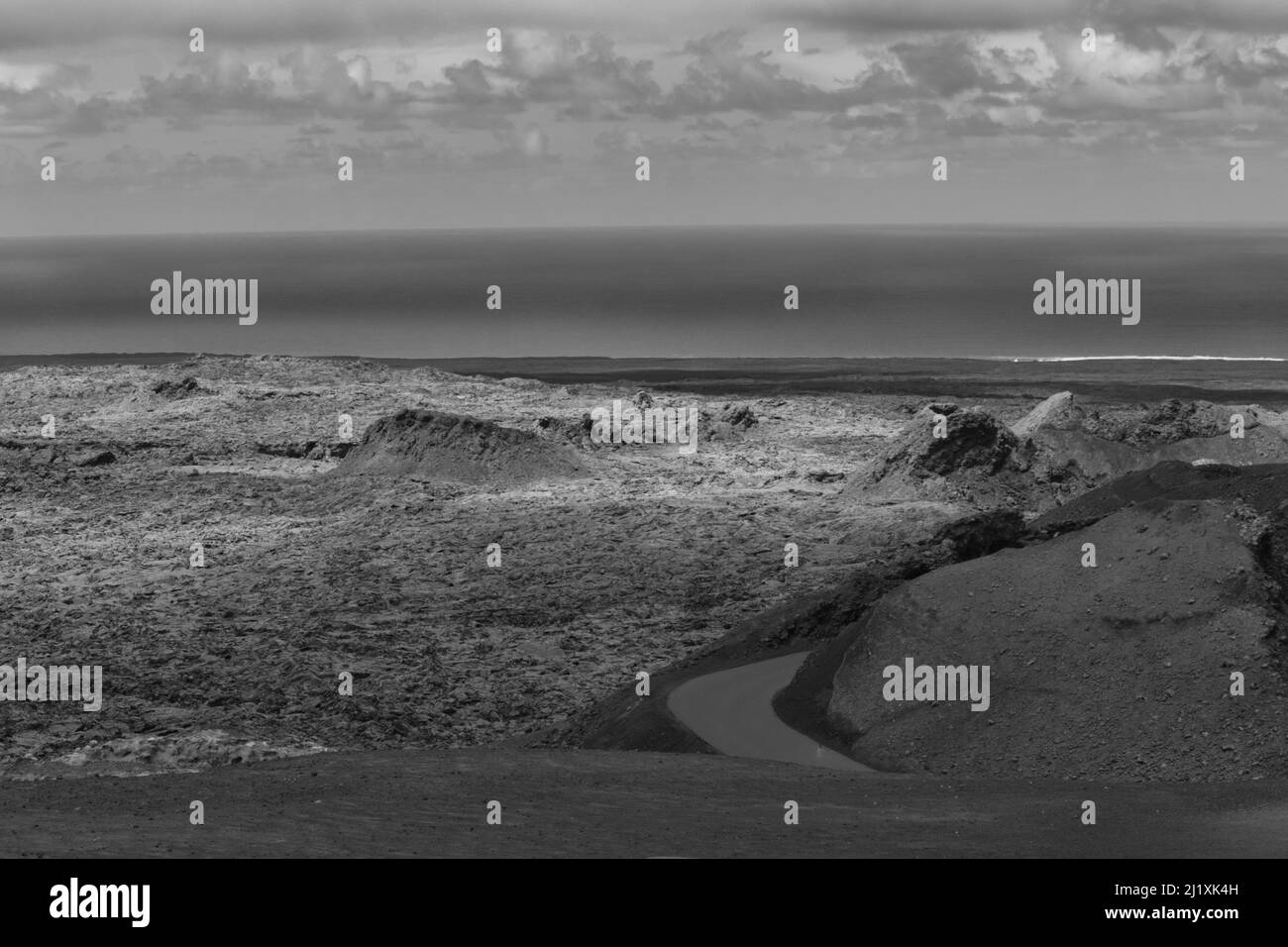 View volcano crater from Black and White Stock Photos & Images - Alamy