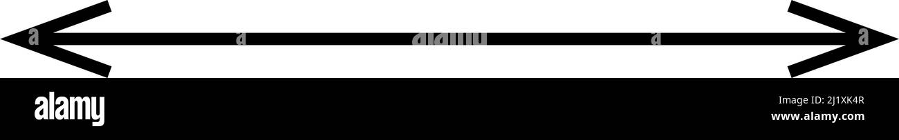 Left And Right Arrow Pointer Cursor In Opposite Direction Intersection Navigation Forward 9118