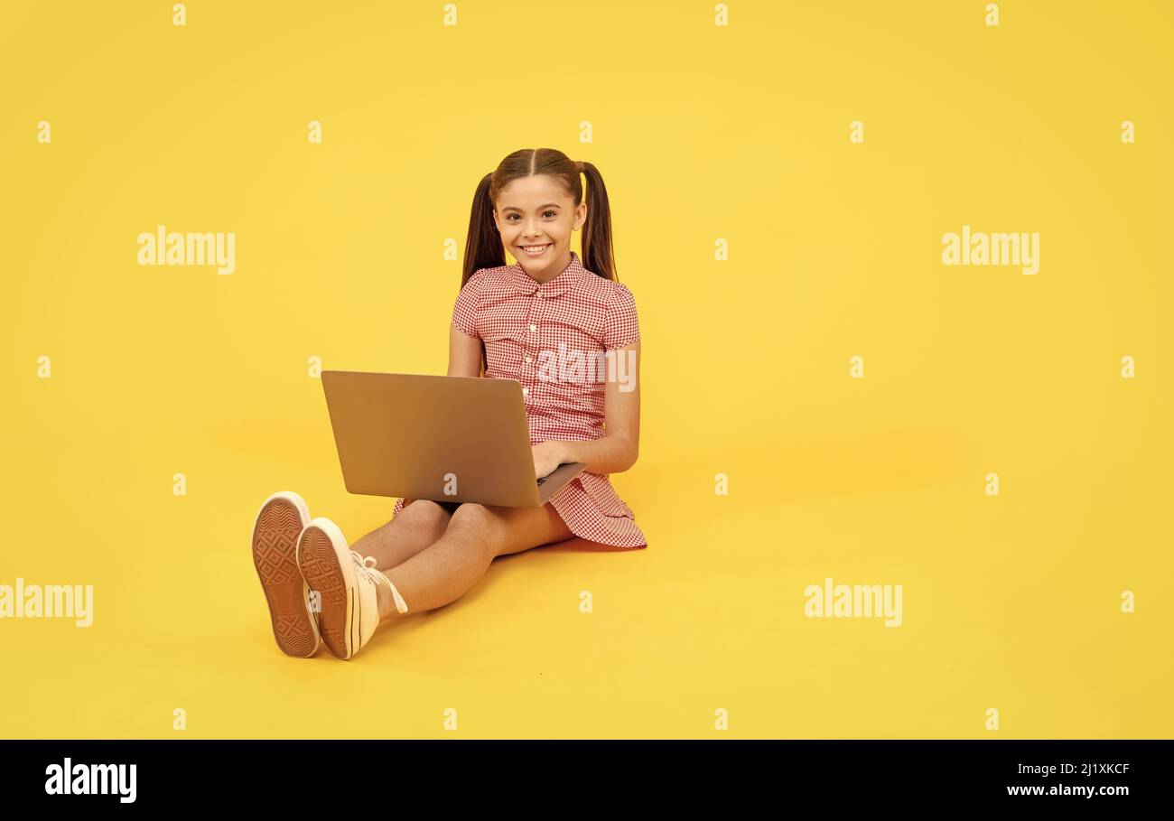 kid find sales and discounts. child surfing internet. search social ...