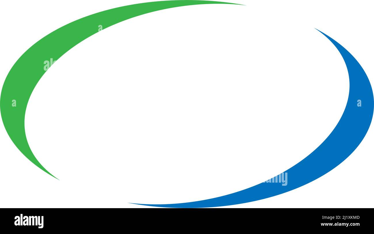 Ellipse, oval frame, border. Oval banner, tag and label element - stock ...