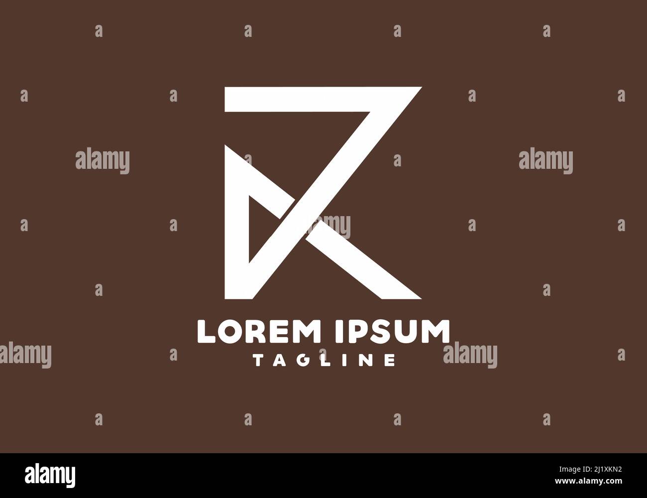 White color of unique R initial letter design Stock Vector Image & Art ...