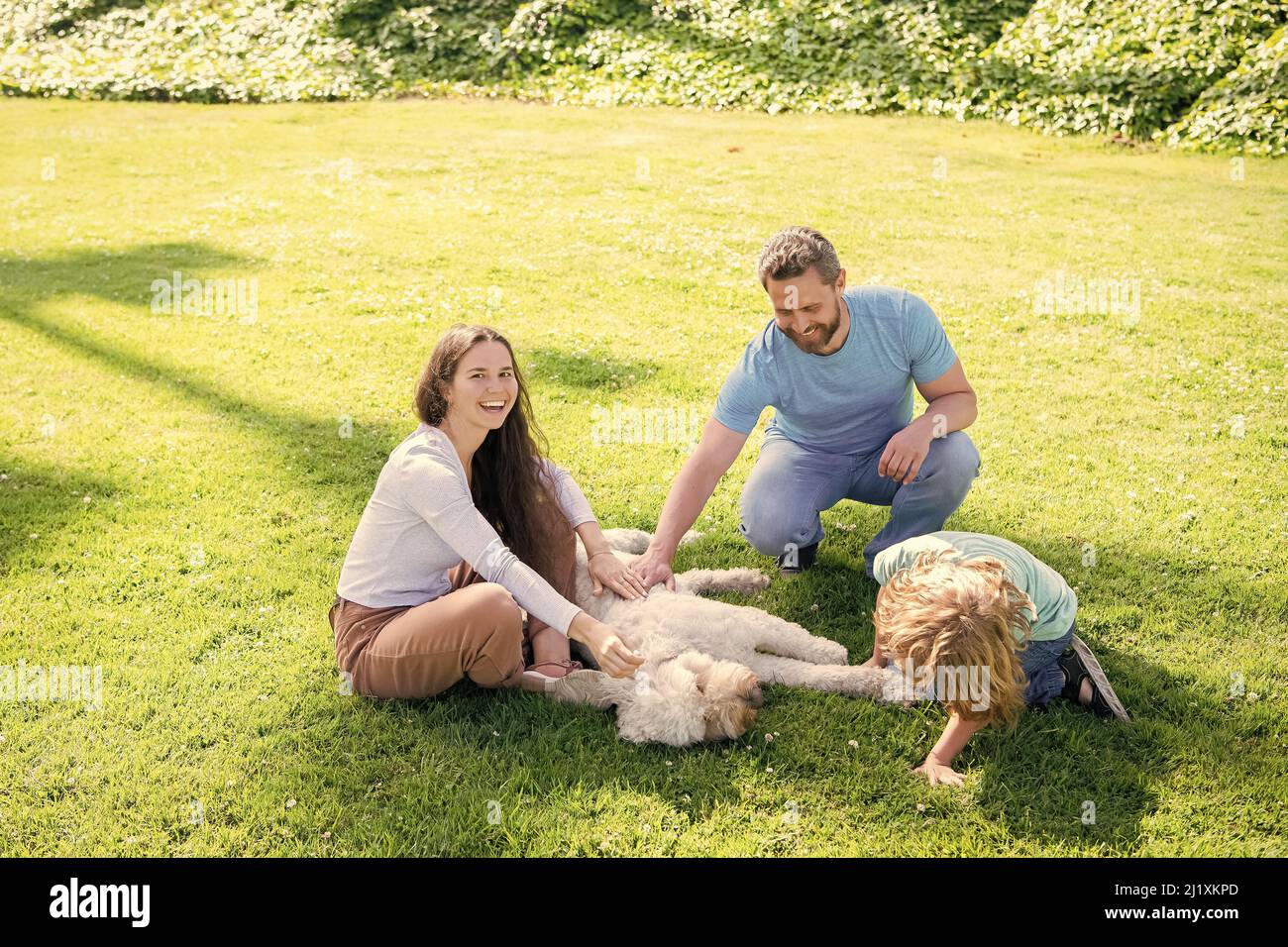 adoption and charity. family day. friendship. father mother and child ...