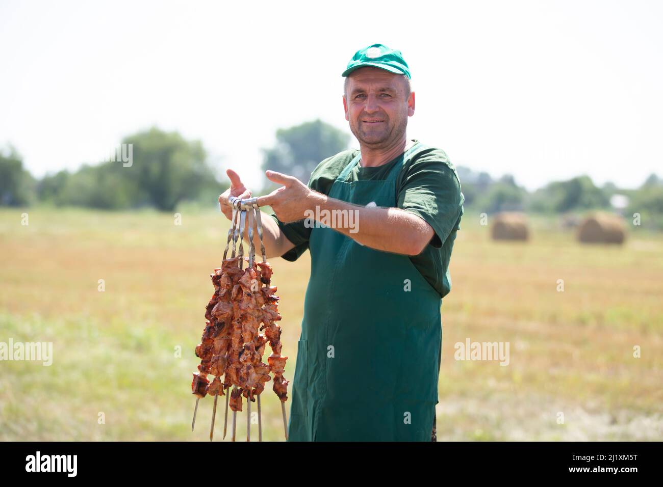 Fat man eating kebab hi-res stock photography and images - Alamy