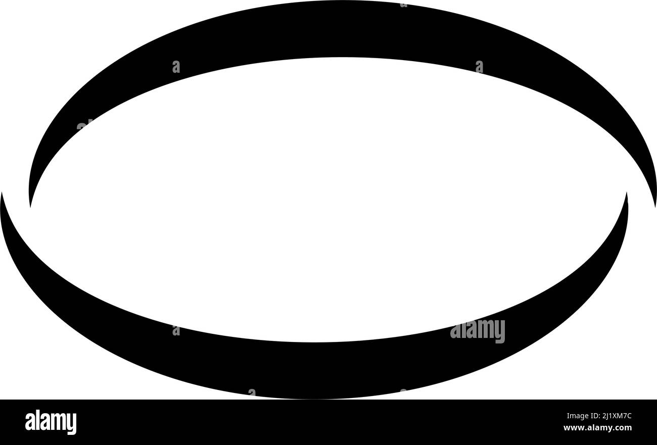 Ellipse, oval frame, border. Oval banner, tag and label element - stock ...