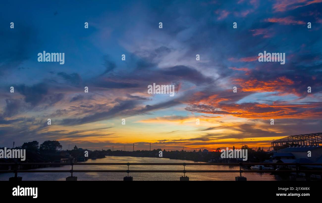 Sunset in banjarmasin hi-res stock photography and images - Alamy