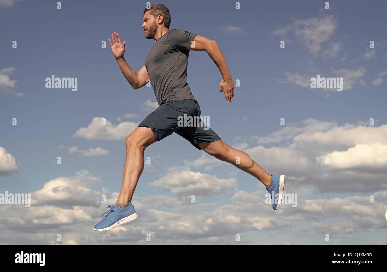 full of energy. feel freedom. marathon speed. endurance and stamina ...