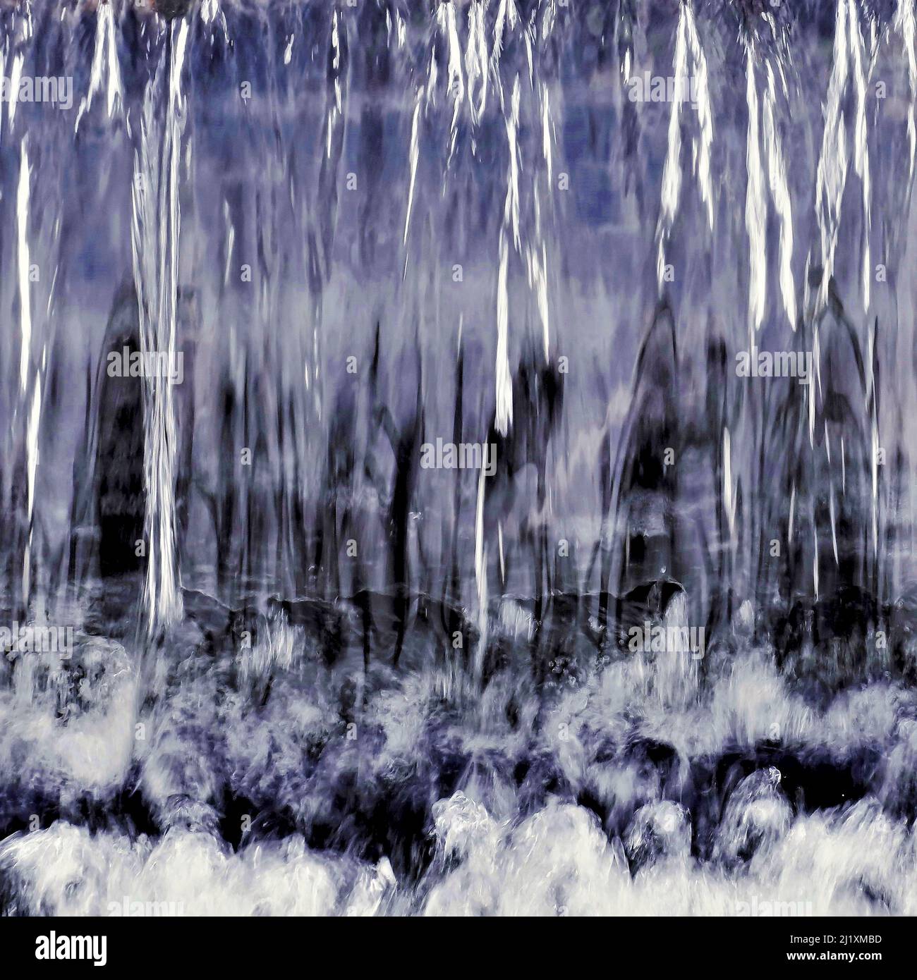 British waterway abstract photograph showing reflected pattern, texture ...