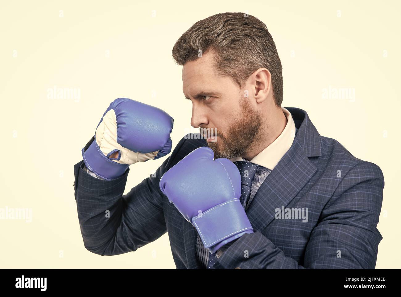 concentration. relentless struggle and success. confident man ready for ...