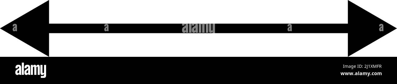 Left and right arrow, pointer, cursor in opposite direction ...