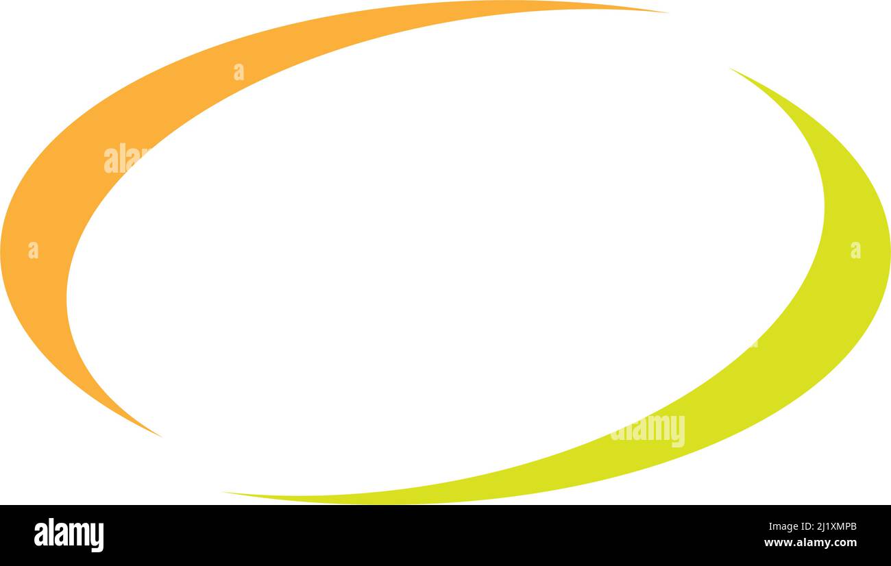 Ellipse, oval frame, border. Oval banner, tag and label element - stock ...