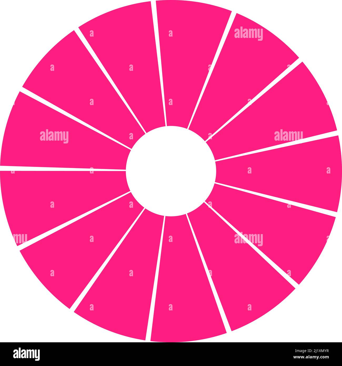 Preloader, circular loading bar. Pie chart, pie graph. Vector template - stock vector ...