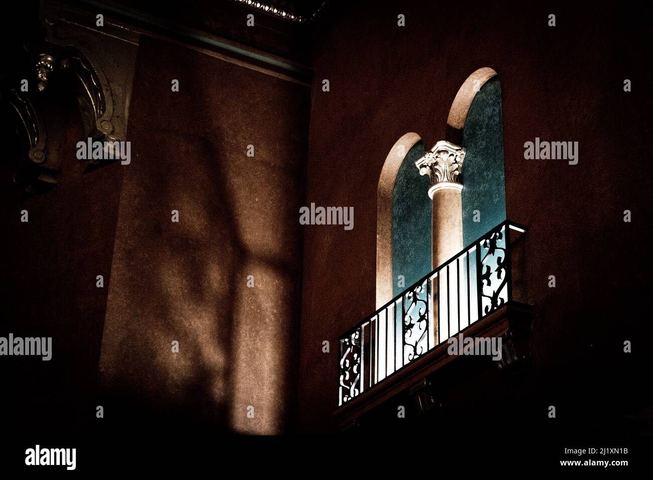 The interior details of the Jefferson Theatre in Downtown Beaumont ...