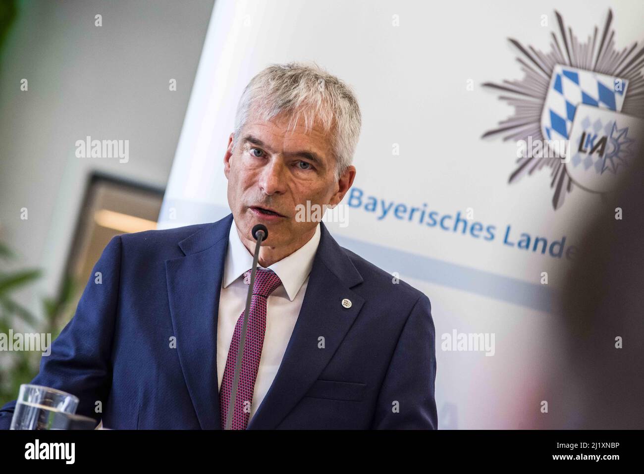 Munich, Bavaria, Germany. 28th Mar, 2022. ALFRED KAUPER. Reflecting the ...