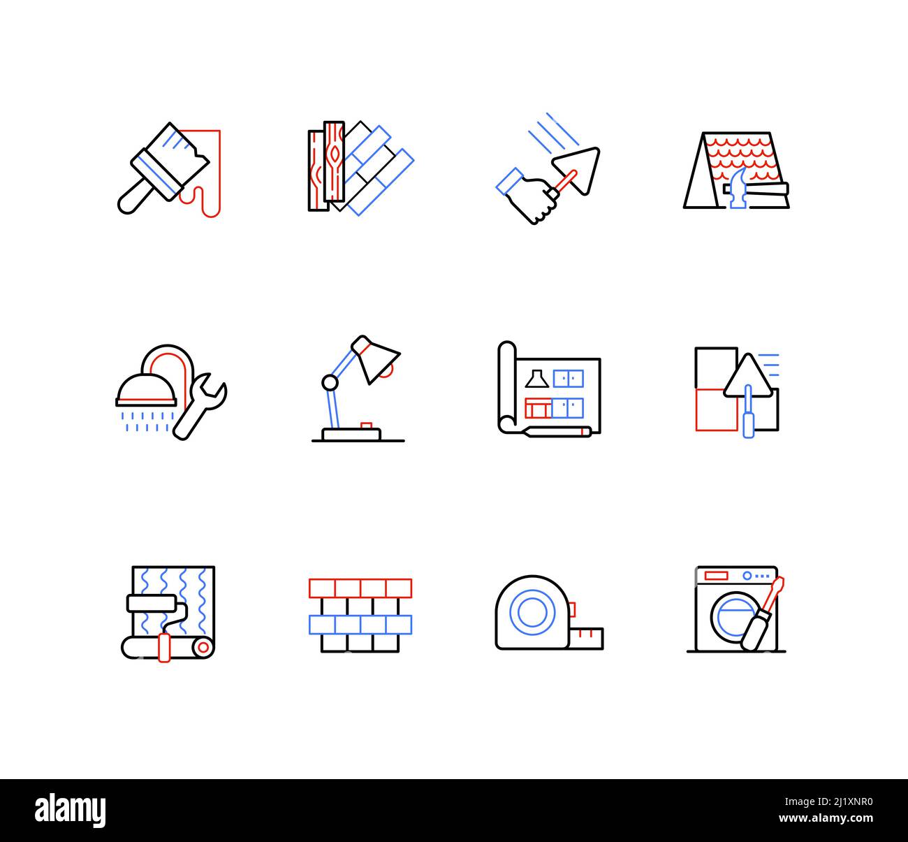 Washing machine repair line Stock Vector Images - Alamy