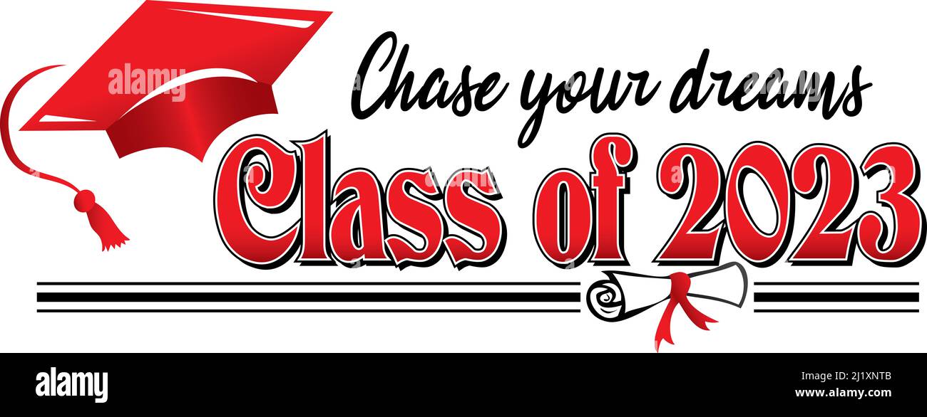 2023 클래스 졸업 레드