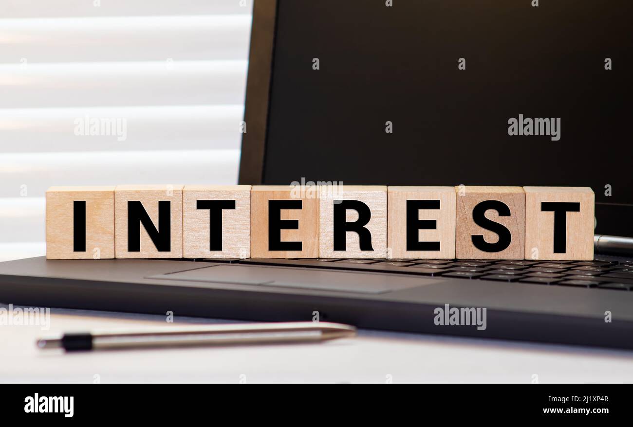 Interest word hi-res stock photography and images - Alamy