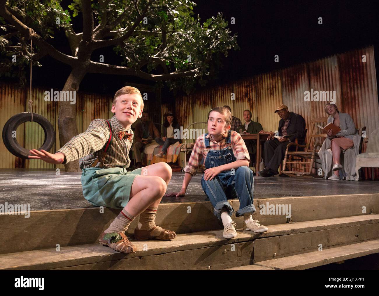 Tommy Rodger (Jem), Ava Potter (Scout) in TO KILL A MOCKINGBIRD at the ...