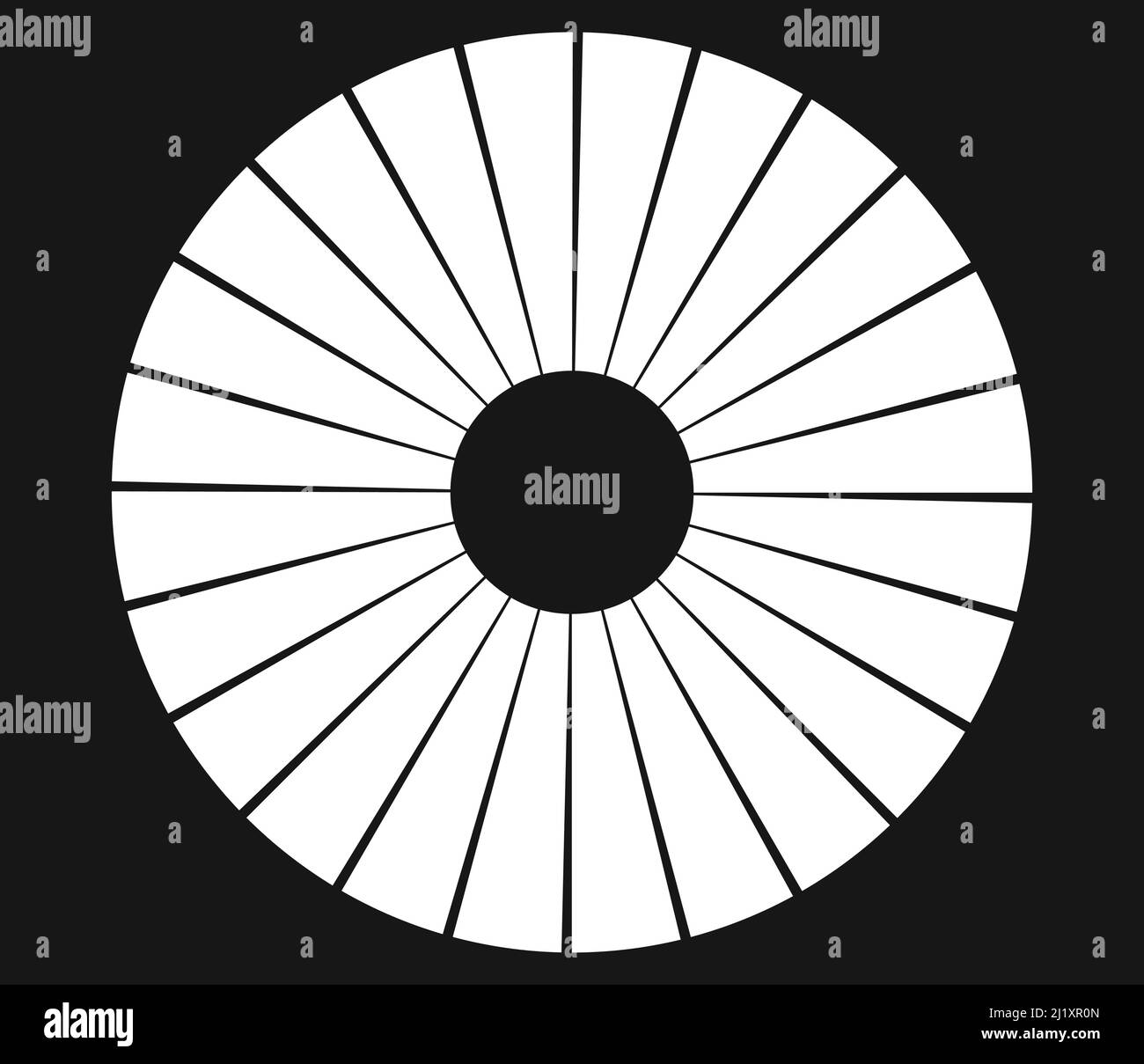 Preloader, circular loading bar. Pie chart, pie graph. Vector template ...