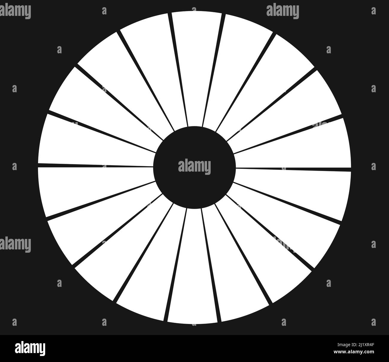 Preloader, circular loading bar. Pie chart, pie graph. Vector template ...