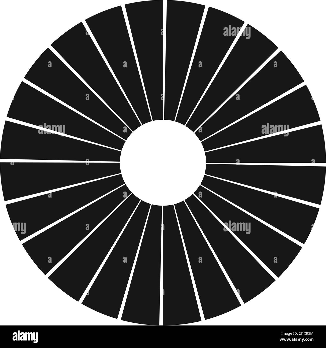 Preloader, circular loading bar. Pie chart, pie graph. Vector template ...