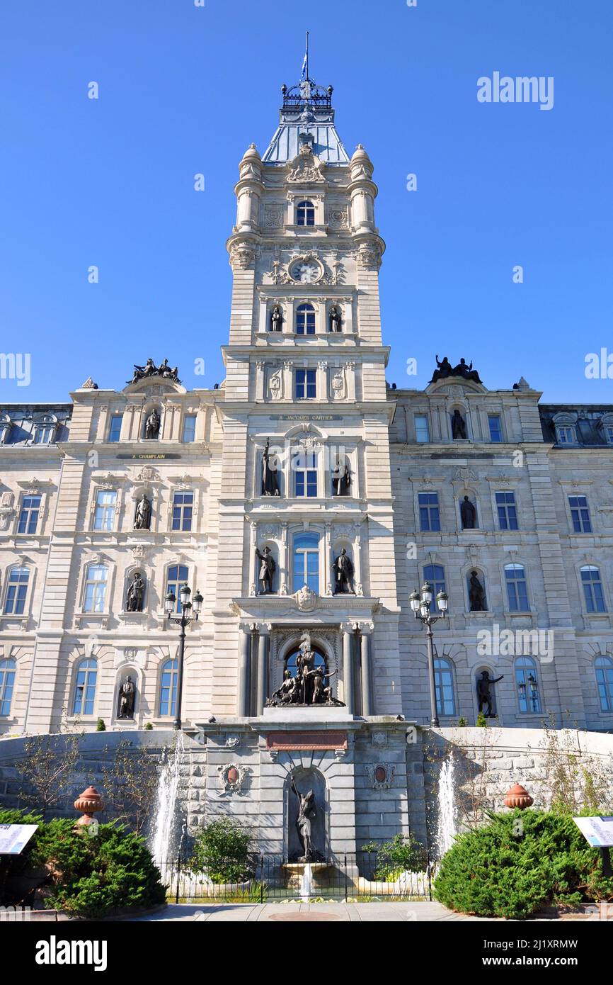 Quebec Parliament Building is a Second Empire architecture built in ...