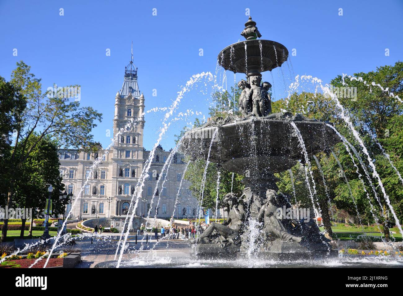 Quebec Parliament Building is a Second Empire architecture built in ...