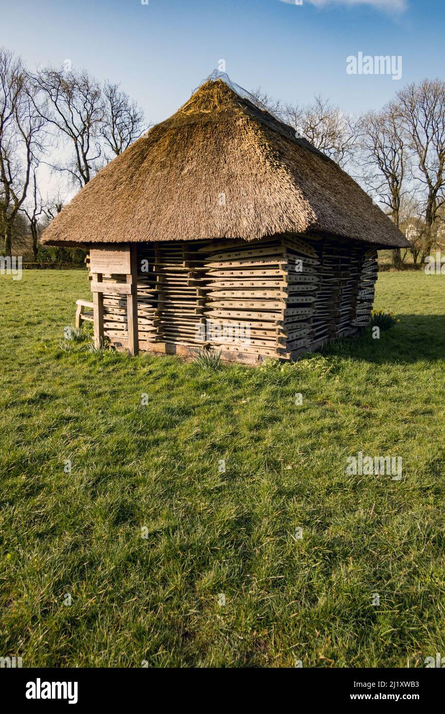 Traditional wooden hurdles hi-res stock photography and images - Alamy
