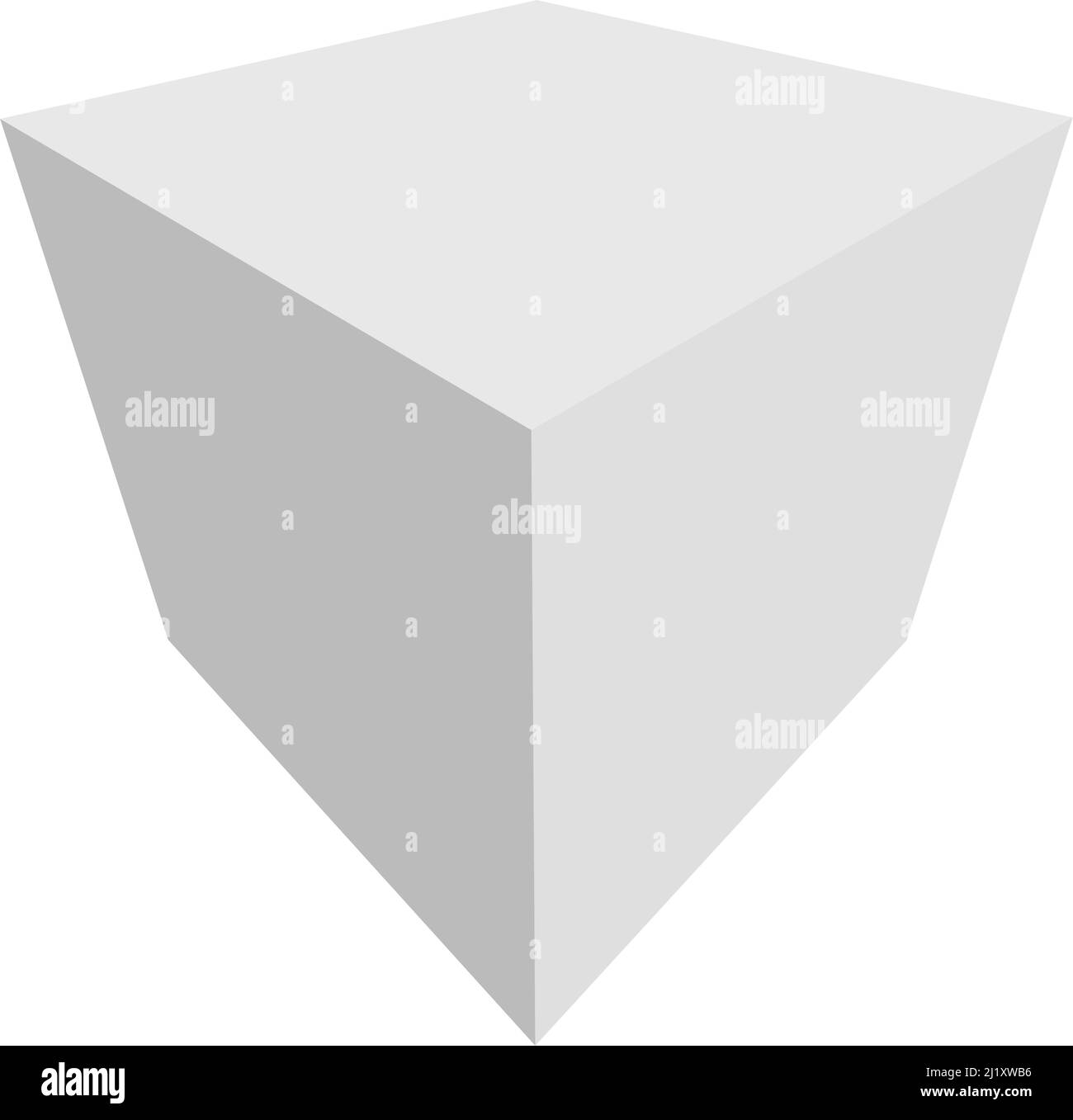 3d Cube icon, symbol illustration. Building, cargo icon. Squares cubic ...