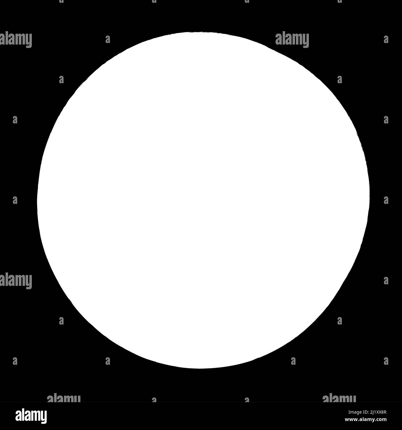 Random circles with hand drawn, free hand drawing effect. Concentric ...