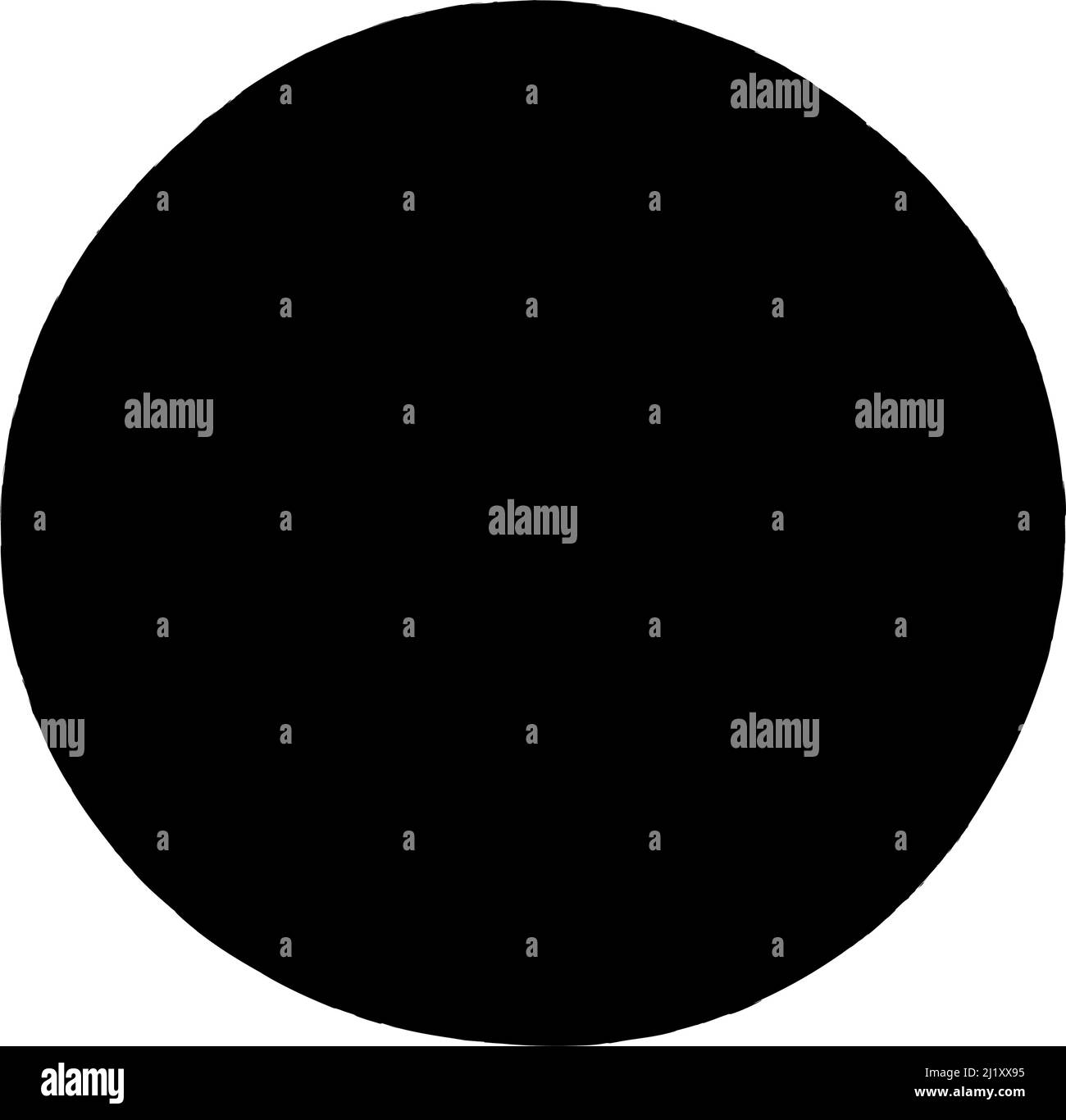 Random circles with hand drawn, free hand drawing effect. Concentric ...