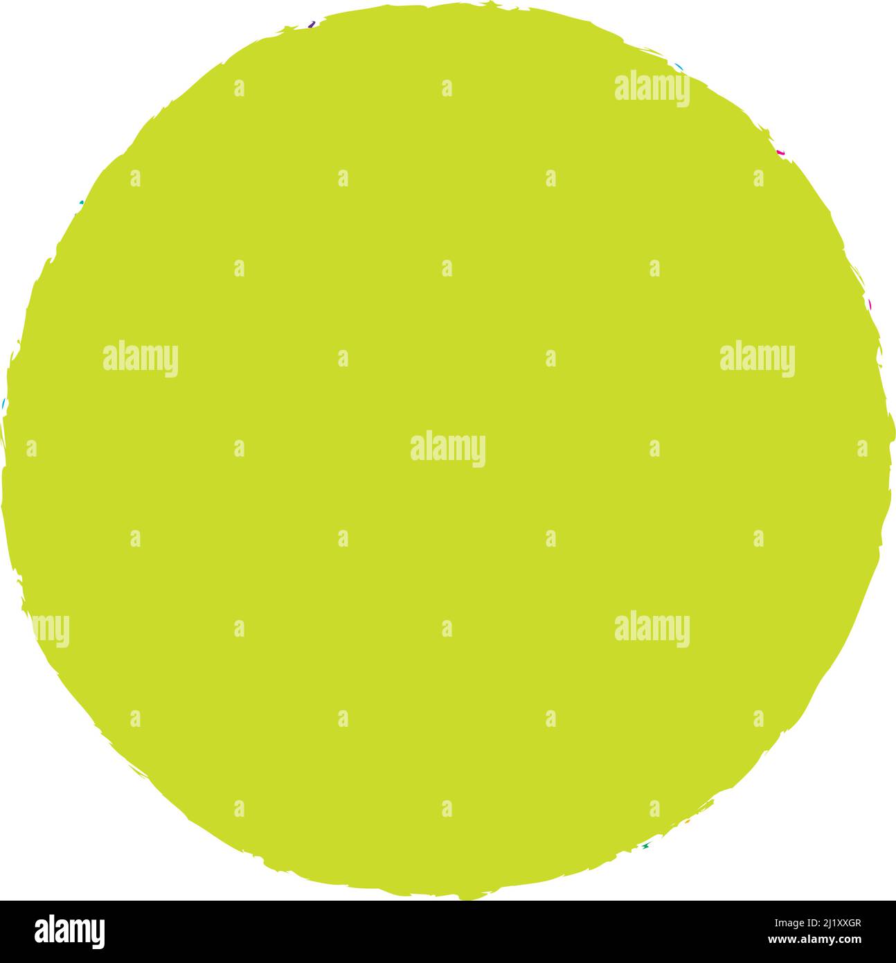 Random circles with hand drawn, free hand drawing effect. Concentric ...