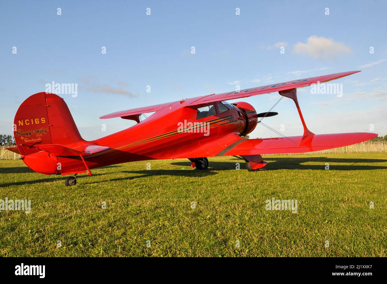 Beechcraft staggerwing hi-res stock photography and images - Alamy
